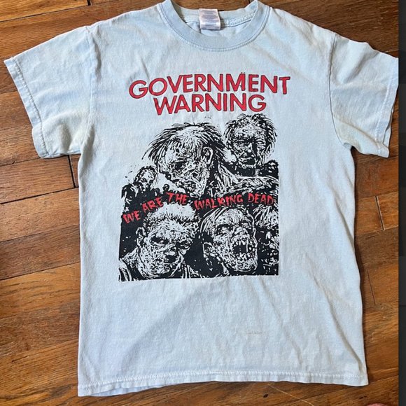 Shirts | Government Warning Vintage Tshirt 0s Punk Hardcore | Poshmark